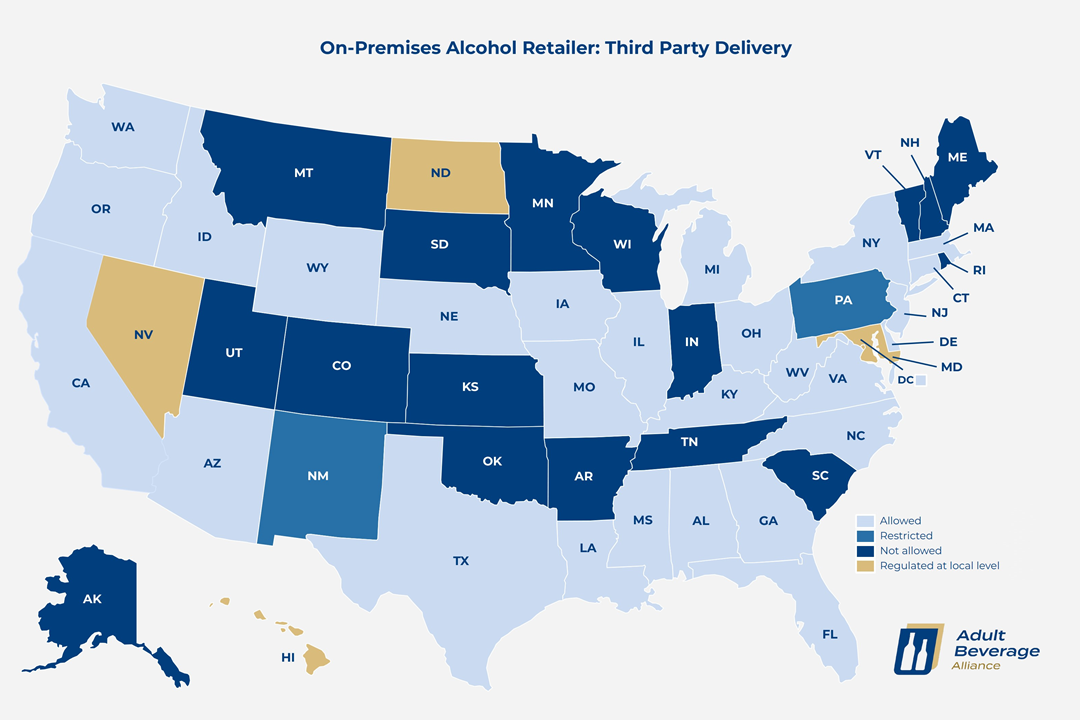 Alcohol Delivery by State | Adult Beverage Alliance